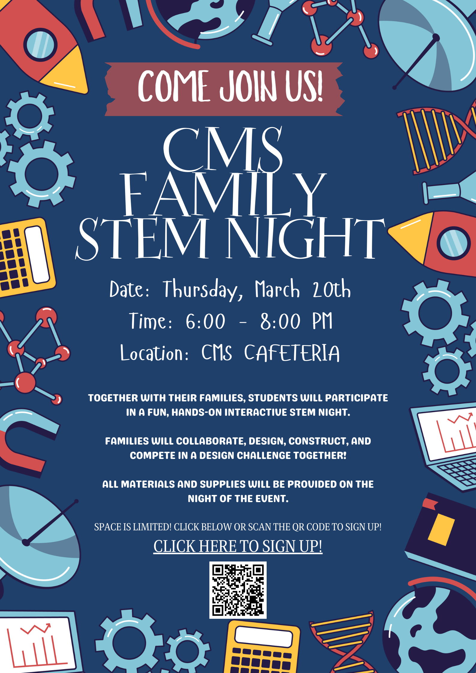 Central Middle School Family STEM Night - New Jetpack Site